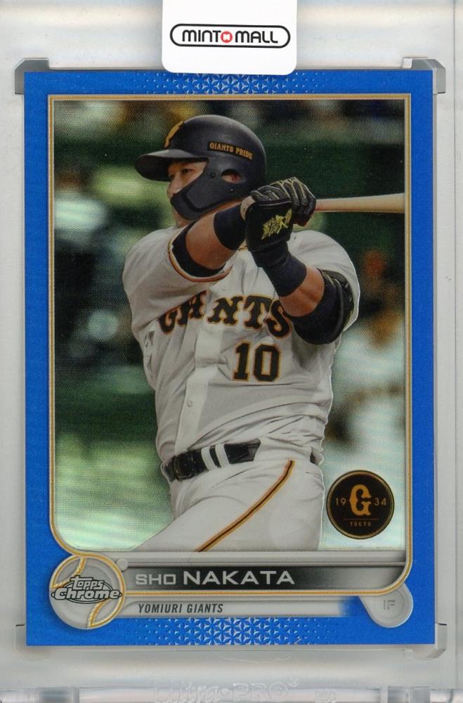 ミントモール / MINT 新宿店 / 2022 TOPPS CHROME NPB 読売ジャイアンツ Base Card Blue Refractor / 中田翔 【005/150】
