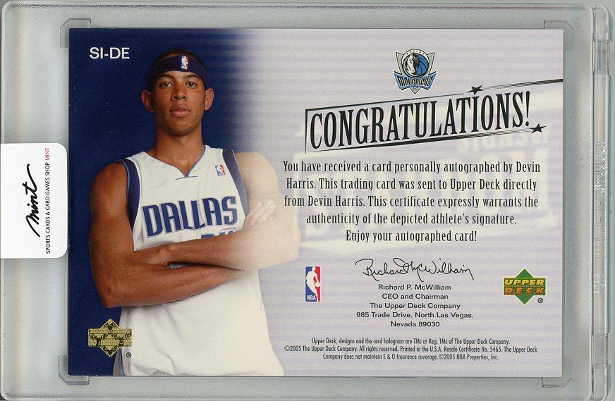 ミントモール / MINT 梅田店 / 2005 UPPER DECK Trilogy Devin Harris Autograph