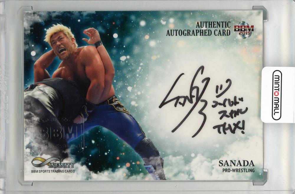 ミントモール / MINT 新宿店 / 2019 BBM INFINITY 直筆サインカード / SANADA 【81/91】