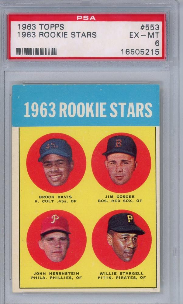 ミントモール / MINT 池袋店 / 1963 Topps Baseball Brock Davis/ Jim Gosger/ John ...