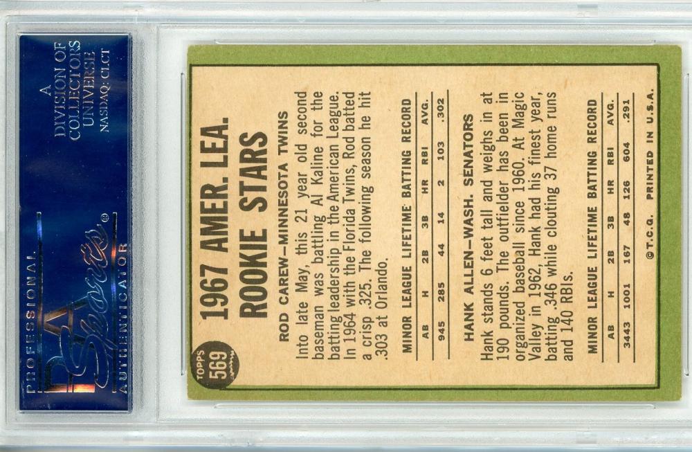 ミントモール / MINT 池袋店 / 1967 Topps Baseball Rod Carew/ Hank Allen Rookie ...