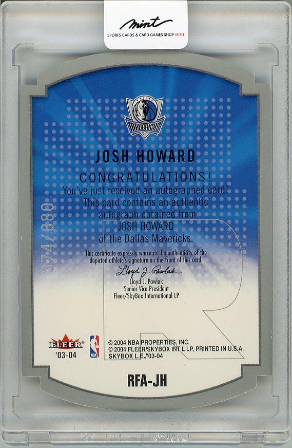 ミントモール / MINT 梅田店 / 2003-04 FLEER Skybox Limited Edition Josh Howard ...