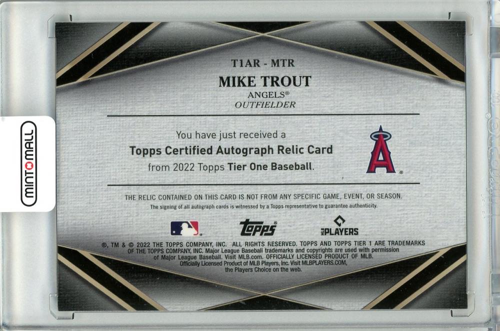 ミントモール / MINT 浦和店 / 2022 Topps Tier One Los Angeles Angels Mike Trout ...
