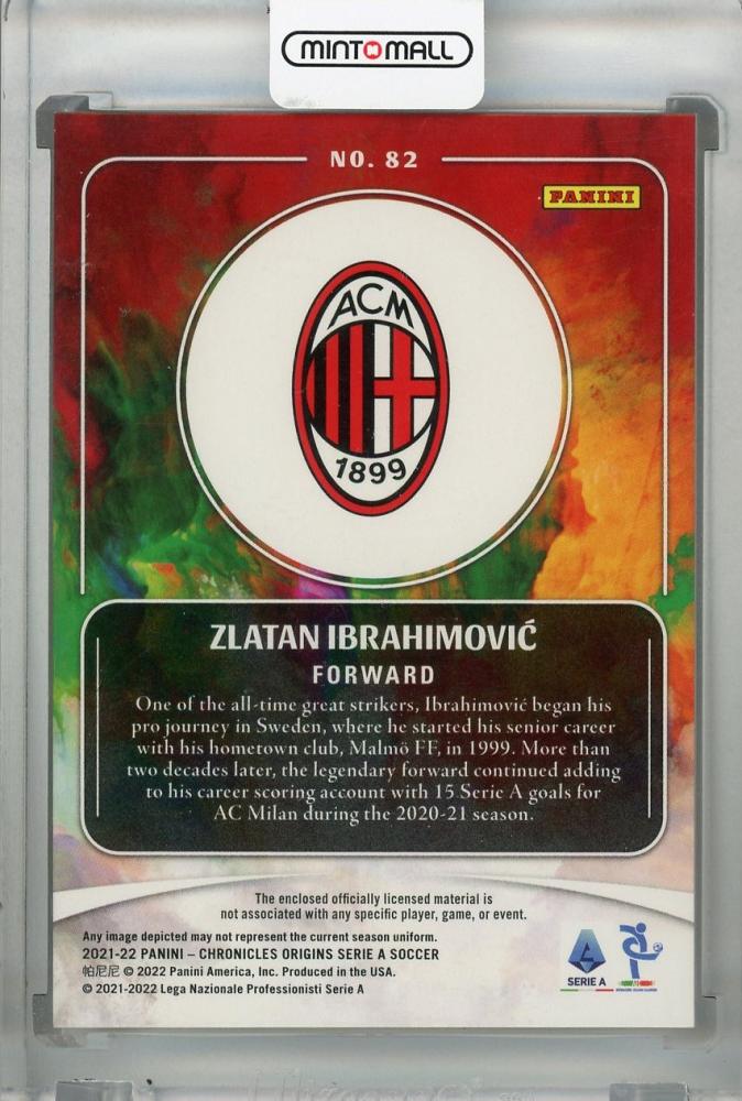 ミントモール / MINT 浦和店 / 2021-22 Panini Chronicles AC Milan Zlatan Ibrahimovic Origins Serie A ...