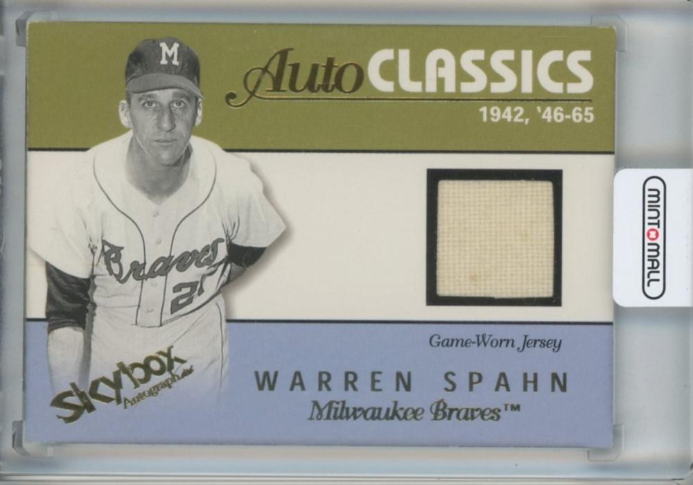 ミントモール / MINT 池袋店 / 2004 Fleer Sky Box Milwaukee Braves Warren Spahn ...