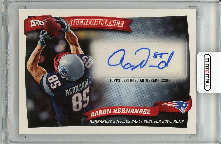ミントモール / MINT 梅田店 / 2010 TOPPS Football Aaron Hernandez Autograph