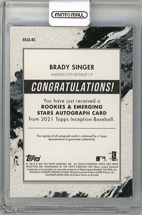ミントモール / MINT 新宿店 / 2021 TOPPS INCEPTION Rookie and Emerging Stars ...