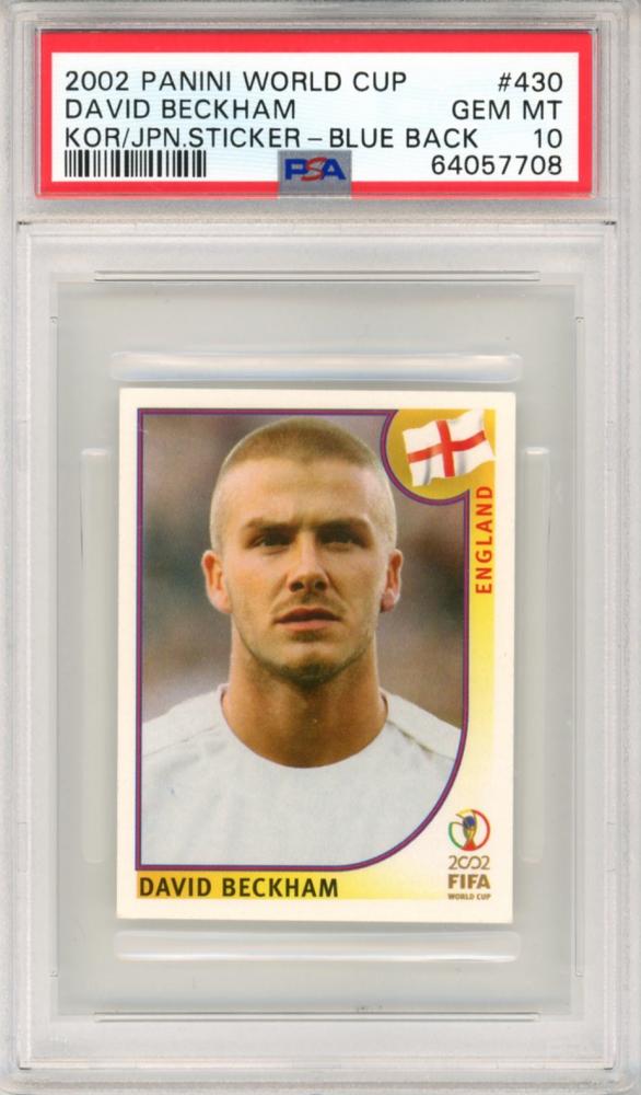 ミントモール / MINT 池袋店 / 2002 Panini World Cup Sticker David Beckham Blue ...