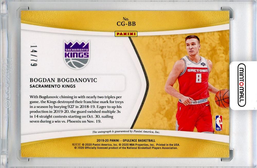 ミントモール / MINT 渋谷店 / 2019-20 PANINI OPULENCE Sacramento Kings Bogdan ...
