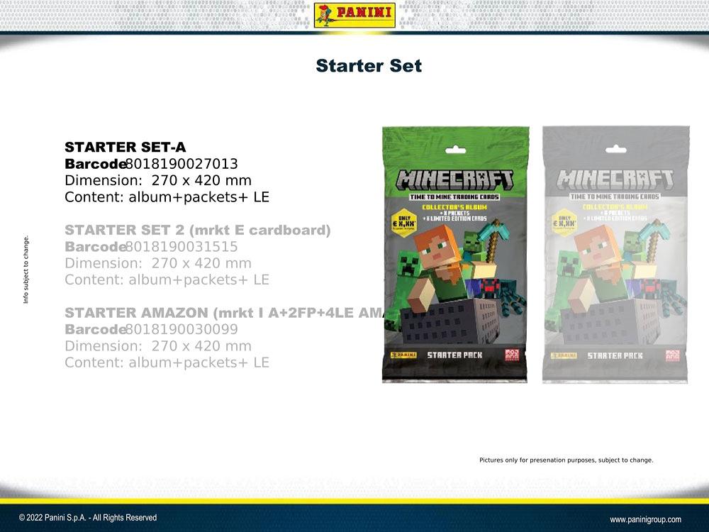 ミントモール / MINT-WEB店 (ボックス通販) / PANINI MINECRAFT SERIES 2 STARTER PACK