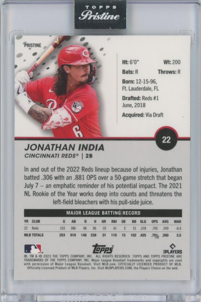 ミントモール / MINT 広島店 / 2023 Topps Pristine Baseball Base Jonathan India