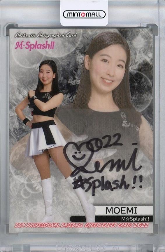 ミントモール / MINT 千葉店 / BBM チアリーダー 華 2022 MOEMI 直筆サインカード 02/90