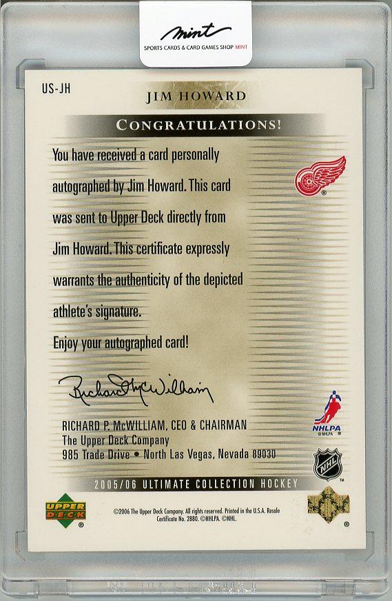 ミントモール / MINT 梅田店 / 2005-06 UPPER DECK Ultimate Collection Jim Howard ...