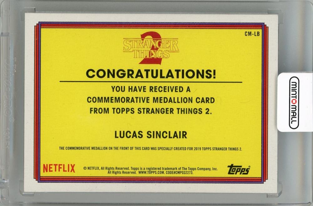 ミントモール / MINT 新宿店 / 2019 TOPPS Stranger Things Season 2 Commemorative ...