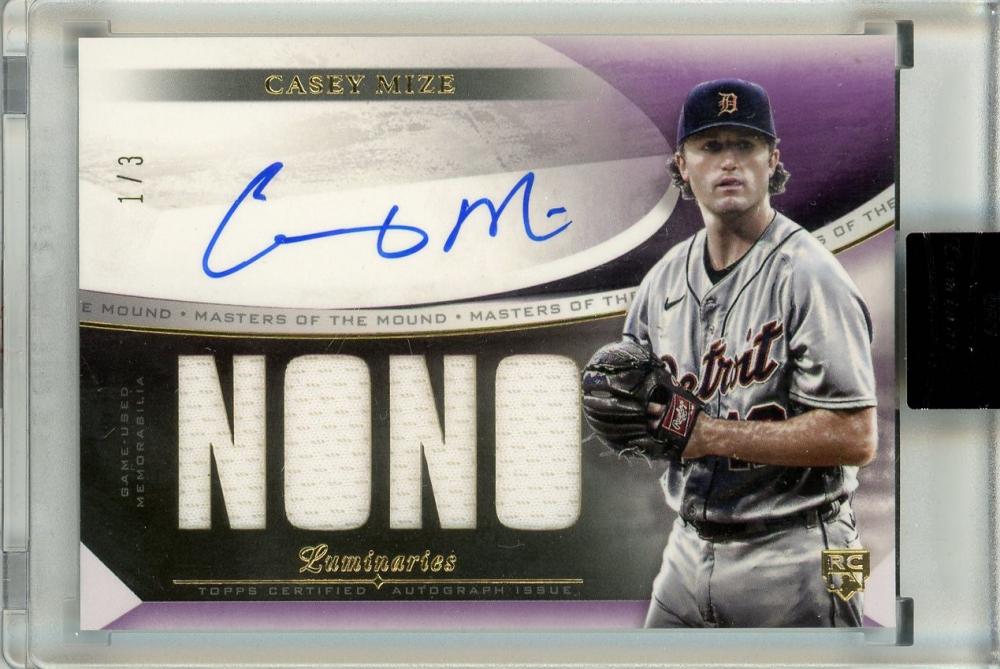 ミントモール / MINT 立川店 / 2021 Topps Luminaries Casey Mize Masters Of The ...