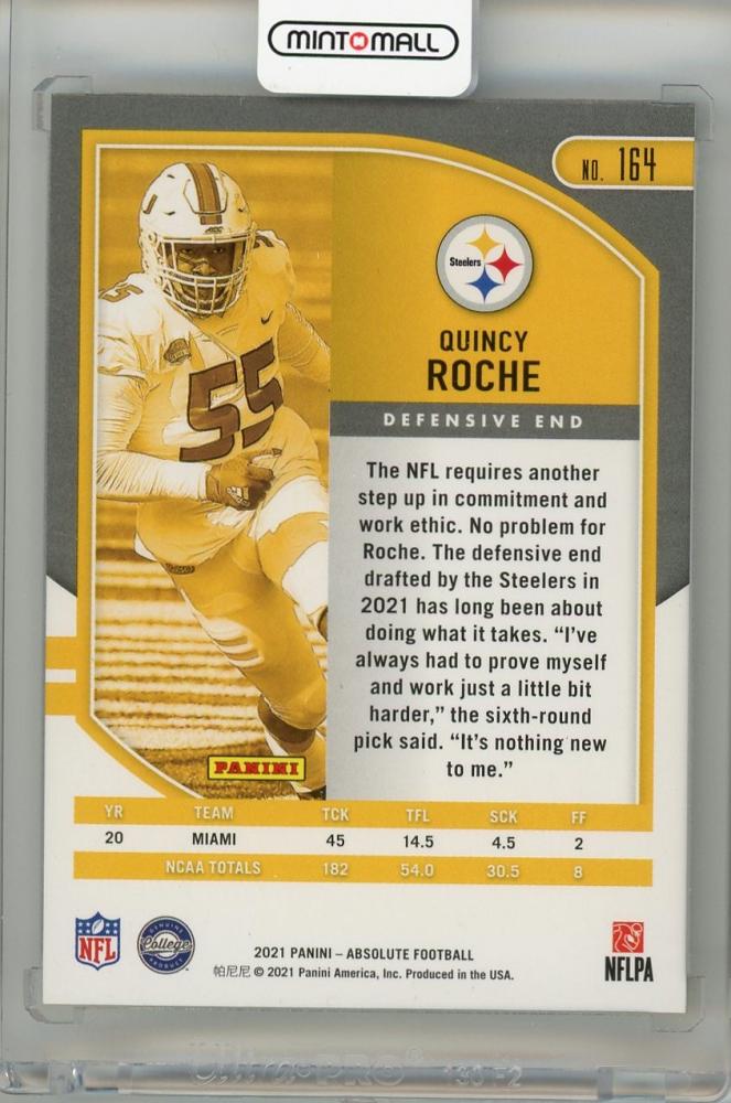 ミントモール / MINT 吉祥寺店 / 2021 PANINI Absolute Pittsburgh Steelers Rookies ...