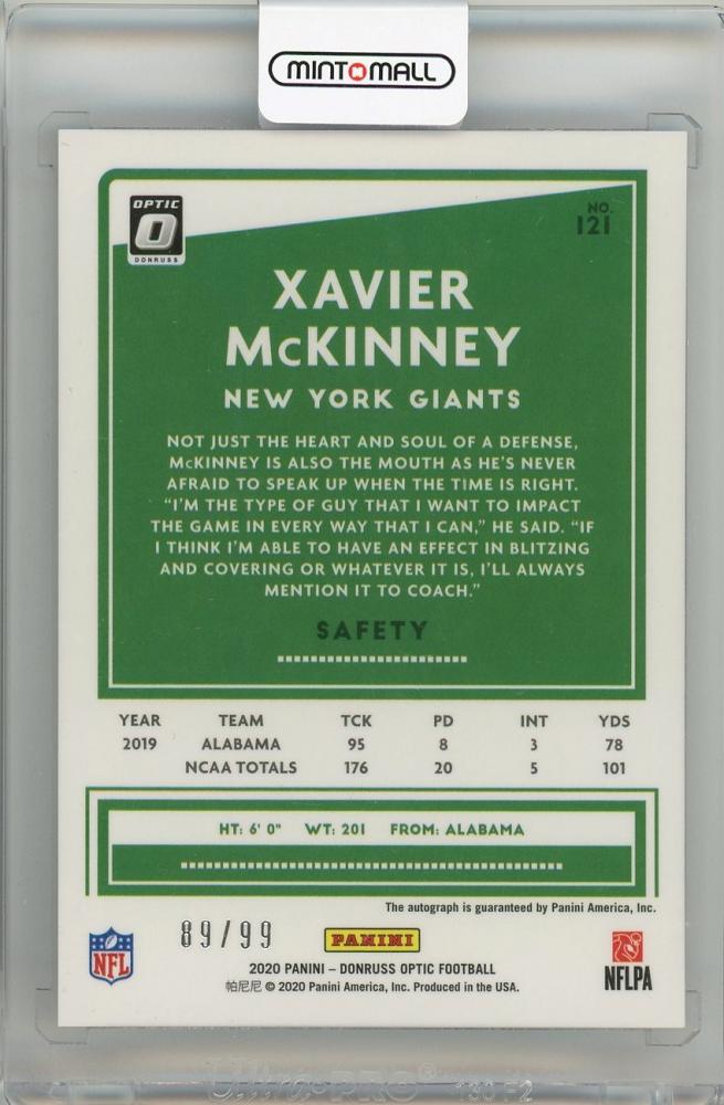 ミントモール / MINT 吉祥寺店 / 2020 PANINI Donruss Optic New York Giants Rookies ...