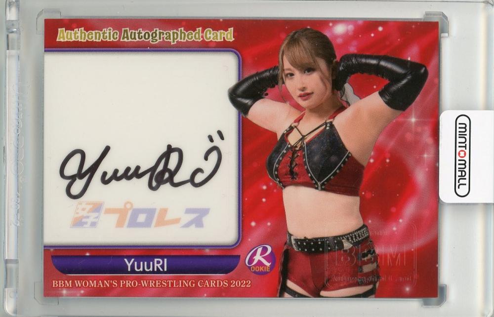 ミントモール / MINT 吉祥寺店 / 2022 BBM 女子プロレスカード YuuRi 直筆サインカード 【005/105】
