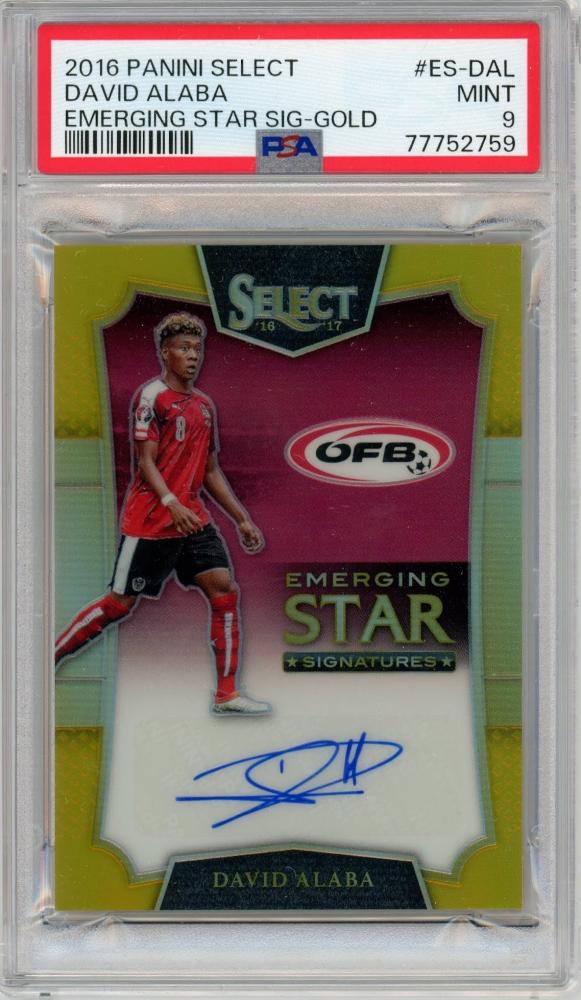 ミントモール / MINT 札幌店 / 2016-17 PANINI Select Soccer David Alaba Emerging Star Signature Gold 10枚限定 ...