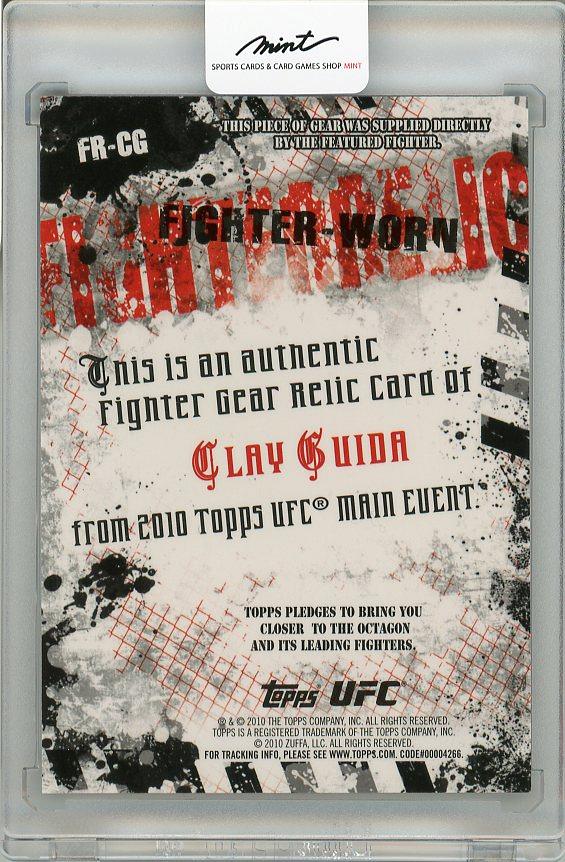 ミントモール / MINT 梅田店 / 2010 TOPPS UFC Main Event Clay Guida Fighter Worn ...