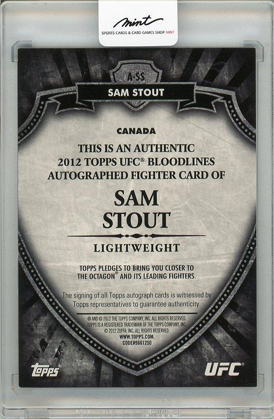 ミントモール / MINT 梅田店 / 2012 TOPPS UFC Bloodlines Sam Stout Autograph 262/299