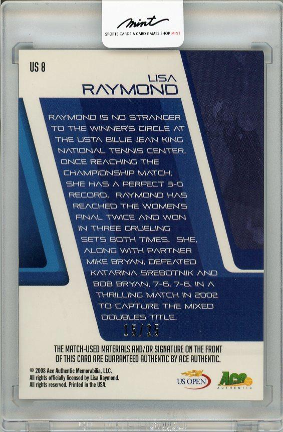 ミントモール / MINT 梅田店 / 2008 ACE Authentic Lisa Raymond Autograph 15/25