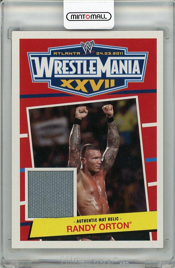 ミントモール / MINT 梅田店 / 2012 TOPPS WWE Wrestlemania XXVII Randy Orton Mat Relic