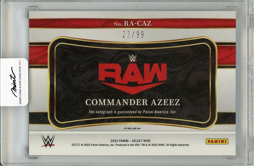 ミントモール / MINT 梅田店 / 2022 PANINI Select WWE Commander Azeez Autograph 23/99
