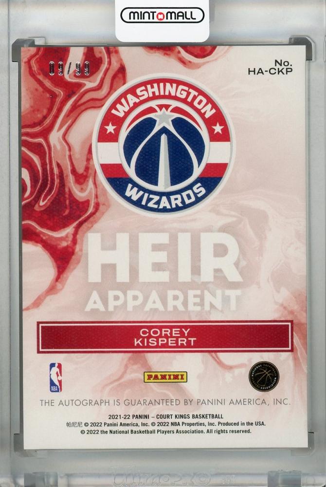 ミントモール / MINT 浦和店 / 2021-22 Panini Court Kings Washington Wizards Corey ...