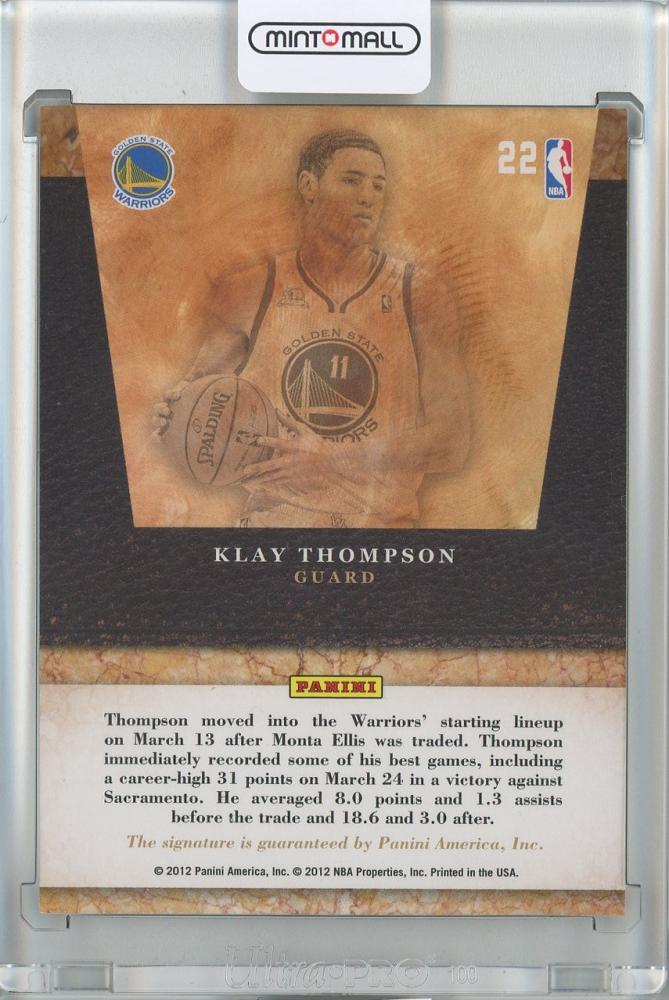 ミントモール / MINT 池袋店 / 2011-12 Panini Limited Klay Thompson Rookie ...