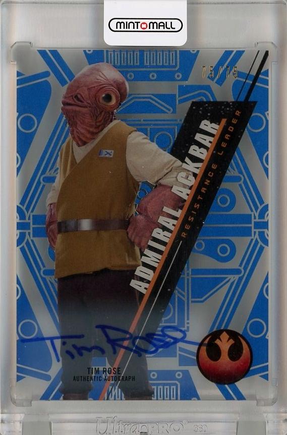 ミントモール / MINT 千葉店 / 2016 Topps Star Wars High Tek Tim Rose / Admiral ...