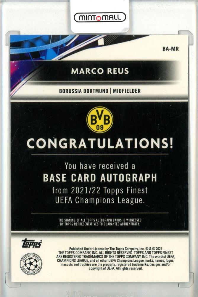 ミントモール / MINT 池袋店 / 2021-22 Topps Finest UEFA Champions League Marco ...