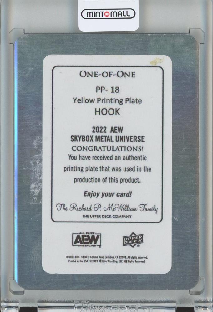 ミントモール / MINT 池袋店 / 2022 Skybox AEW Metal Universe Hook Yellow Printing ...