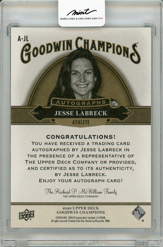 ミントモール / MINT 梅田店 / 2020 UPPER DECK Goodwin Champions Jesse Labreck ...