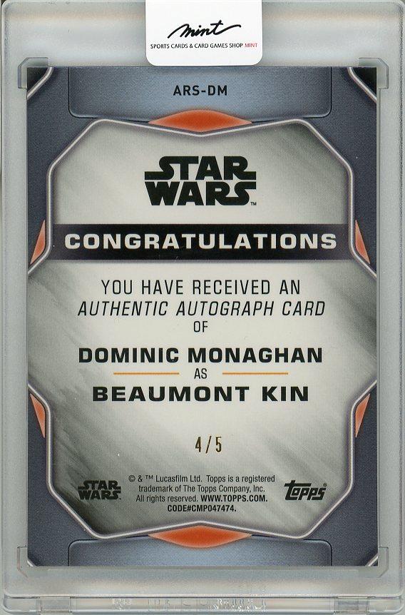 ミントモール / MINT 梅田店 / 2021 TOPPS Star Wars Chrome Dominic Monaghan (As ...