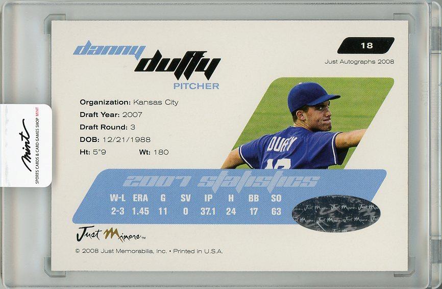 ミントモール / MINT 梅田店 / 2008 JUST Autographs danny duffy Autograph
