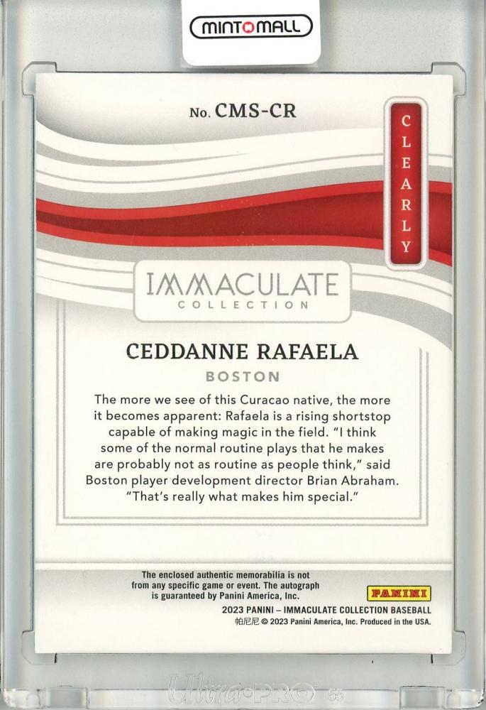 ミントモール / MINT 立川店 / 2023 Panini Immaculate Collection Ceddanne Rafaela ...