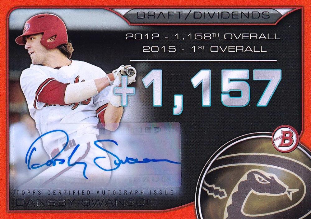 ミントモール / MINT 浦和店 / 2015 Topps Bowman Draft Arizona Diamondbacks Dansby ...