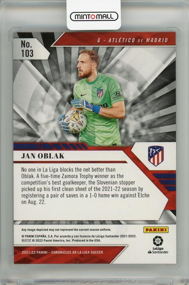 ミントモール / MINT 吉祥寺店 / 2021-22 PANINI Chronicles Atletico de Madrid Jan Oblak #103 XR La Liga ...