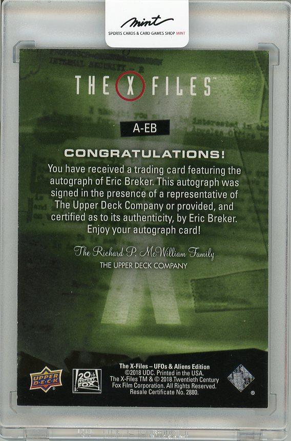 ミントモール / MINT 梅田店 / 2018 UPPER DECK The X-Files UFOs & Aliens Edition ...