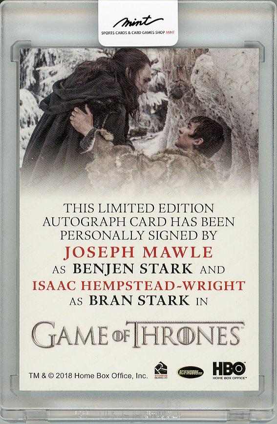 ミントモール / MINT 梅田店 / 2018 RITTENHOUSE Game of Thrones Joseph Mawle (As Benjen Stark) & Isaac ...