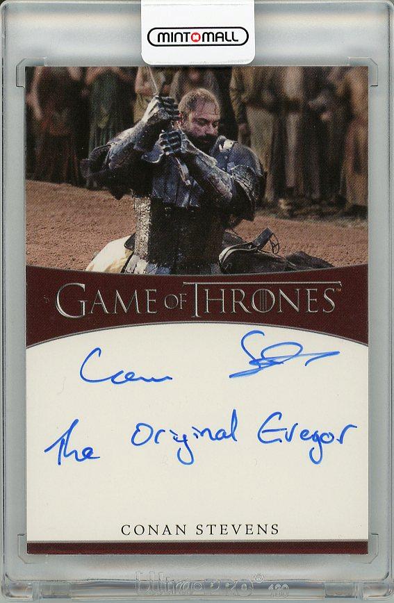 ミントモール / MINT 梅田店 / 2021 RITTENHOUSE Game of Thrones Conan Stevens (As ...