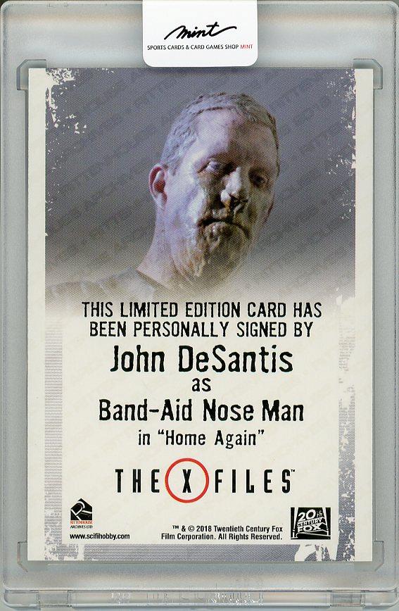 ミントモール / MINT 梅田店 / 2018 RITTENHOUSE The X-Files John DeSantis (As Band-Aid Nose Man) Autograph