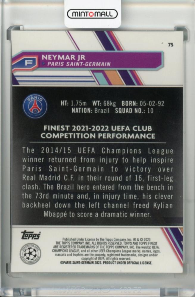 ミントモール / MINT 吉祥寺店 / 2022-23 TOPPS FINEST UEFA Club Competitions Paris ...