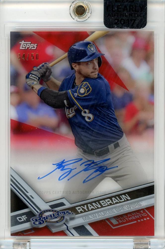 ミントモール / MINT 札幌店 / 2017 TOPPS Clearly Authentic Ryan Braun Clearly ...