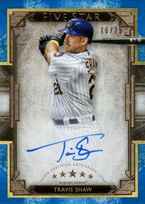 ミントモール / MINT 千葉店 / 2018 Topps Five Star Travis Shaw Autographs 16/25