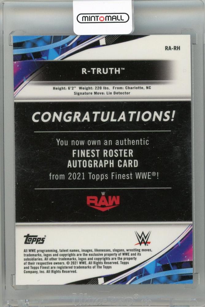ミントモール / MINT 新宿店 / 2021 TOPPS Finest WWE Autograph R-Truth