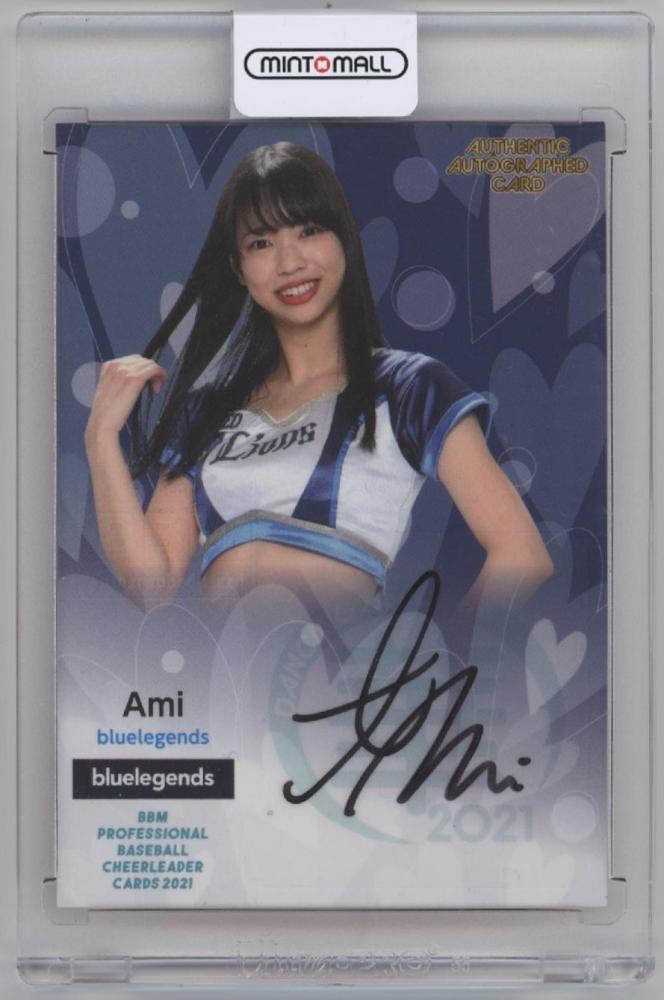 ミントモール / MINT 立川店 / 2021 BBM DANCING HEROINE 華 Blue Legends Ami 直筆サインカード 【89/90】