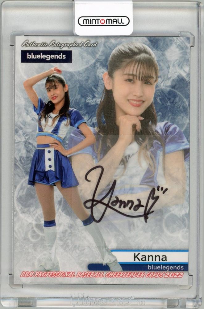 ミントモール / MINT 新宿店 / 2022 BBM チアリーダー DANCING HEROINE-華- bluelegends 直筆サインカード / Kanna 【61/89】