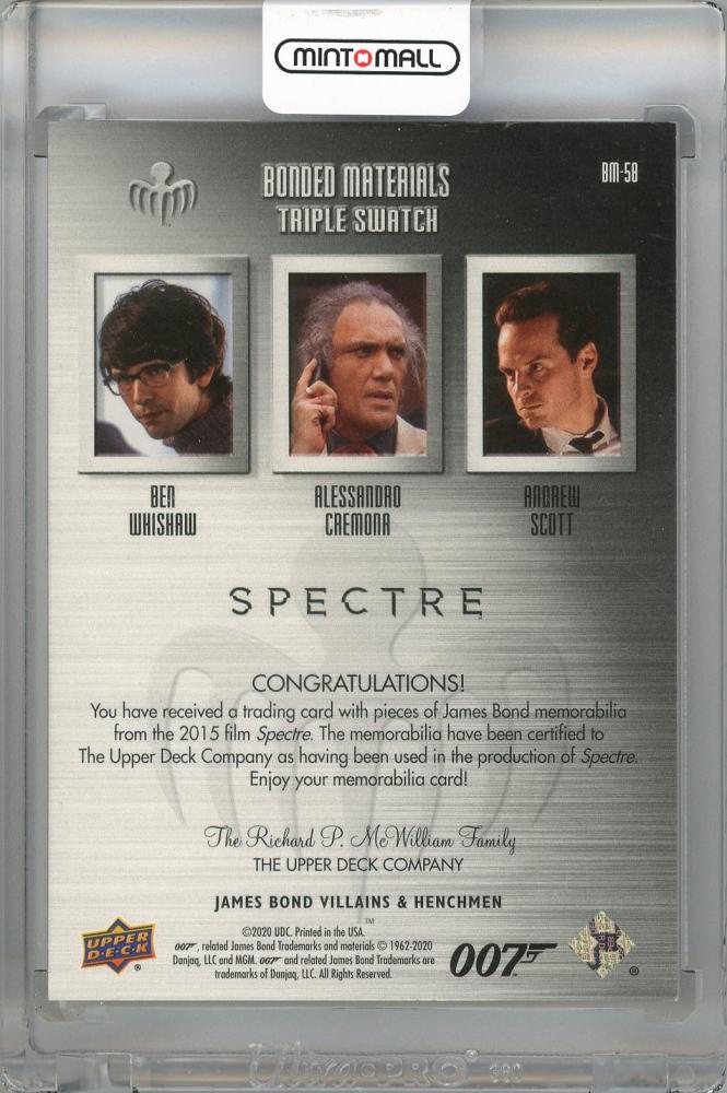 ミントモール / MINT 新宿店 / 2020 UPPER DECK James Bond Villains and Henchmen ...